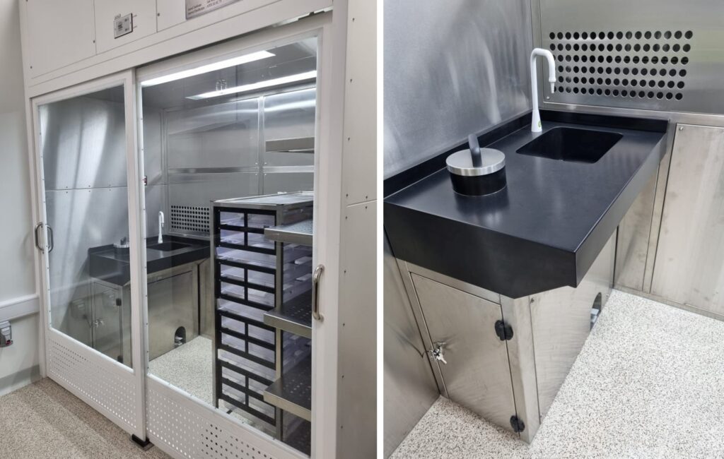 ATEX Zone 2 Enclosure with Custom Fixtures | J Marston Engineers